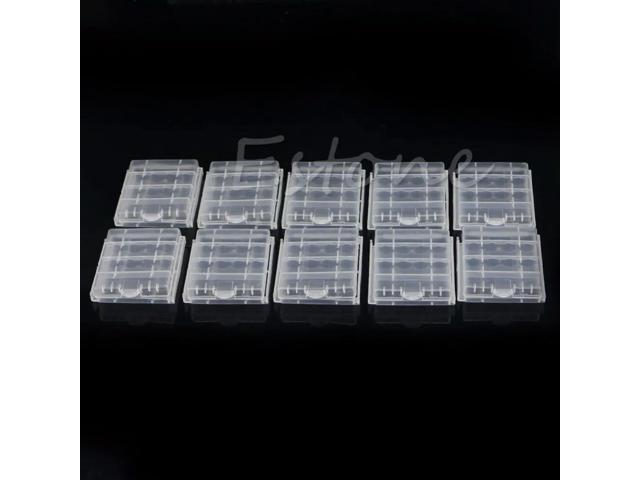 Click here for 10PCS Hard Plastic Case Holder Box for 4X AA AAA W... prices