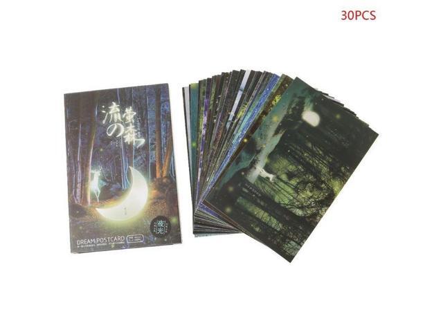 Click here for 30pcs Vintage Luminous Postcard Glow Dark Forest S... prices