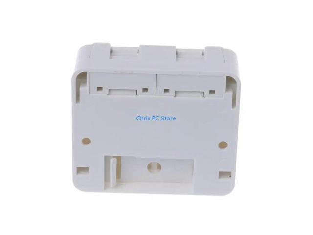 Click here for Faceplate Wall Plate Socket Dual Ports LAN Telepho... prices