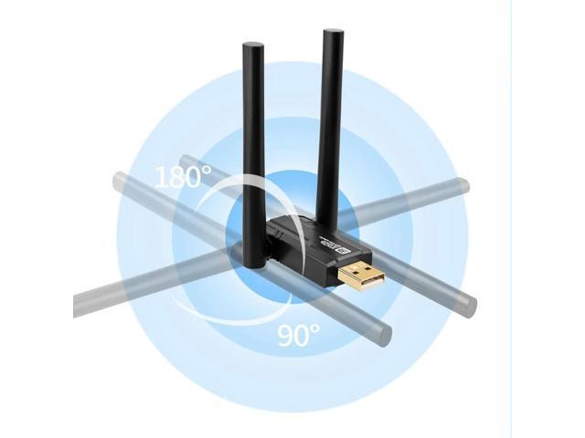 Click here for 900Mbps USB 6 Wireless Dongle 5dBi High Gain Anten... prices