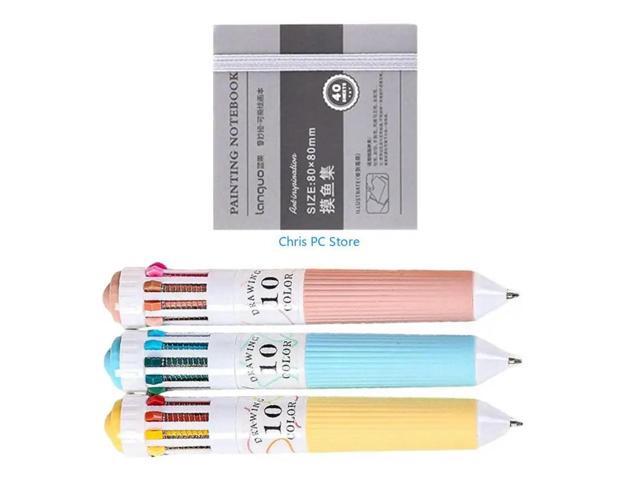 Click here for Multicolor Pen 0.8mm Writing Pen 10 Colors Retract... prices