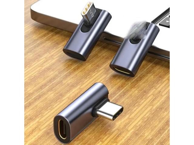 Click here for USB C Adapter 90 Degree Low Type-C Male to Female... prices