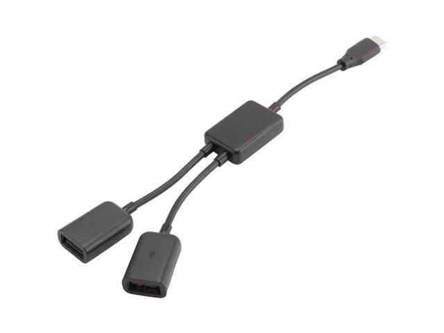 Click here for 2X Type C OTG USB Male To Dual 2.0 Female OTG Char... prices