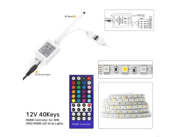 Click here for RGBW 5050 RGB+White RF Remote Controller 40 Keys f... prices