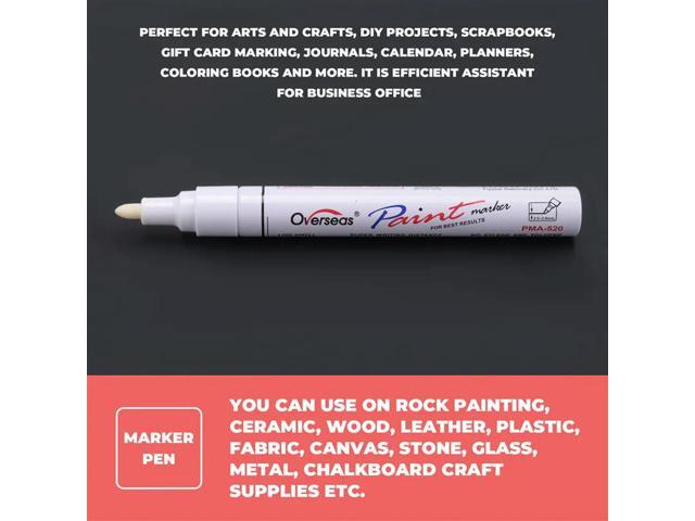 Click here for Paint Marker Pens - 5 Colors Permanent Oil Based P... prices