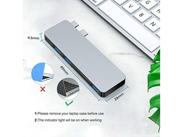 Click here for 6-in-1 Aluminum USB C Hub Adapter  Docking Station... prices