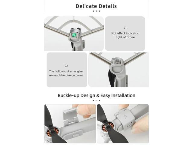 Click here for For Mini 4 Pro Anti-Collision Ring Propeller Blade... prices