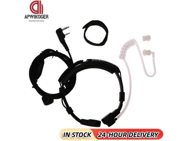 Click here for Acoustic Tube Earpiece Headset Mic 2 Pin Covert Wa... prices