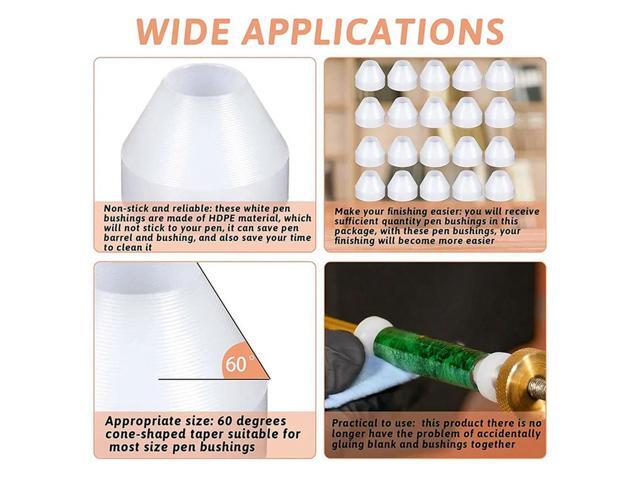 Click here for 40Pack Pen Bushings White Non-Stick Pen Bushing Fo... prices