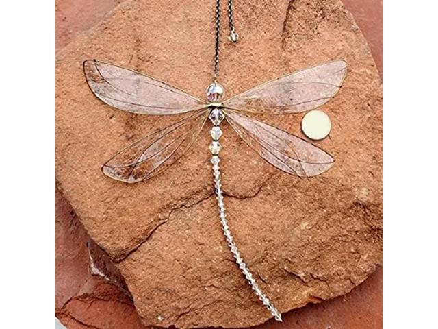 Click here for 2Piece Suncatcher Dragonfly Rainbow Maker Pendant... prices