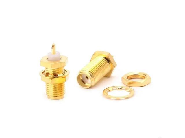 Click here for 10pcs SMA-KY RF Connectors SMA Female Nut Bulkhead... prices