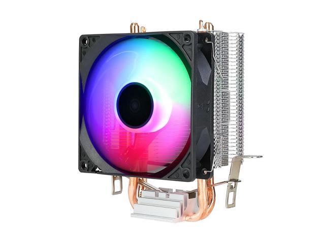 Click here for RGB Cooling Fan 2 Heat Pipe 9cm CPU Cooling Fan Hy... prices