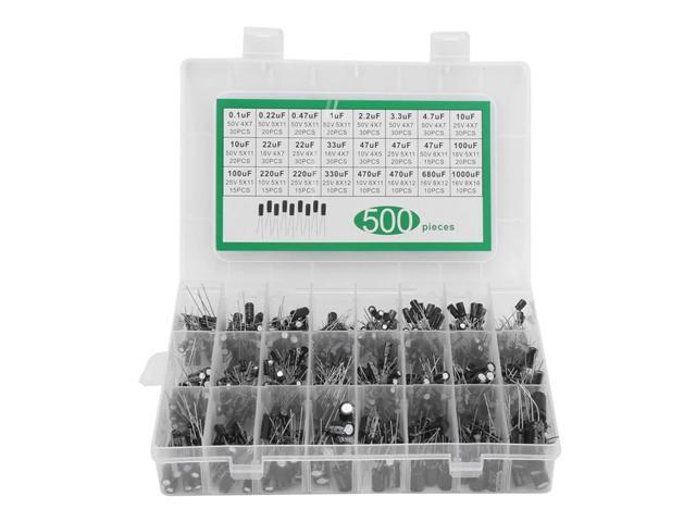 Click here for 500Pcs 24Values 16-50V 0.1-1000uF Assortment Box K... prices