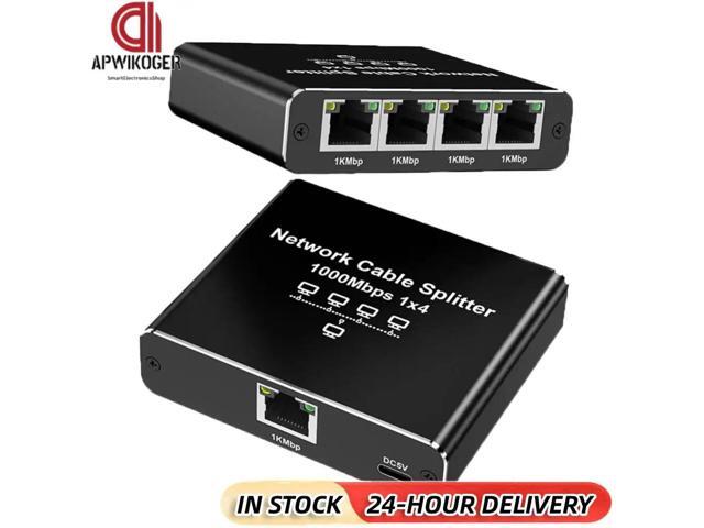 Click here for 1 To 4 LAN Splitter with USB Power Cable 1000Mbps... prices