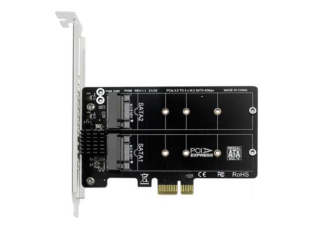 Click here for M.2 SATA To PCIE Expansion Card Double Disc Dual-D... prices
