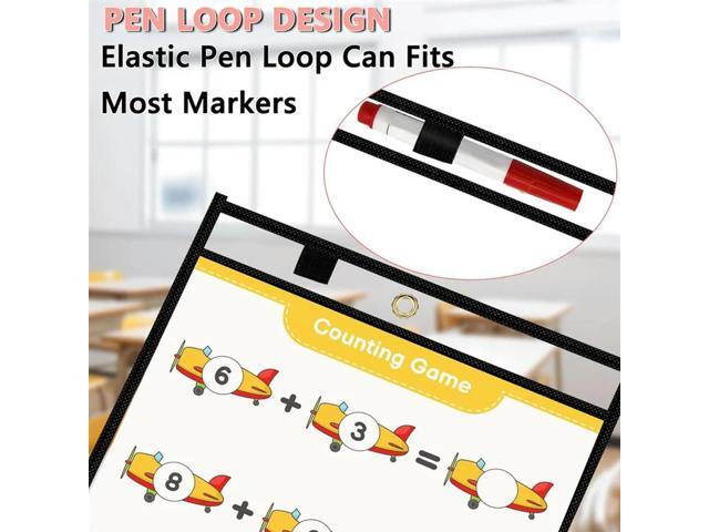 Click here for 30 Packs Oversized Dry Erase Pockets Reusable Slee... prices