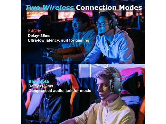Click here for Wireless Gaming Headset with Mic 2.4G Bluetooth He... prices