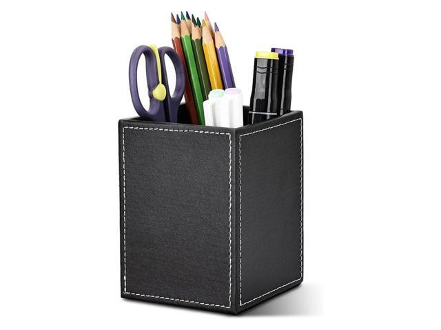 Click here for 4Pack PU Leather Pens Pencils Holder Cup Desktop S... prices