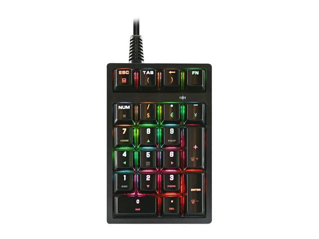 Click here for 21 Key Keyboard Wired Sensitive RGB Backlit Keyboa... prices