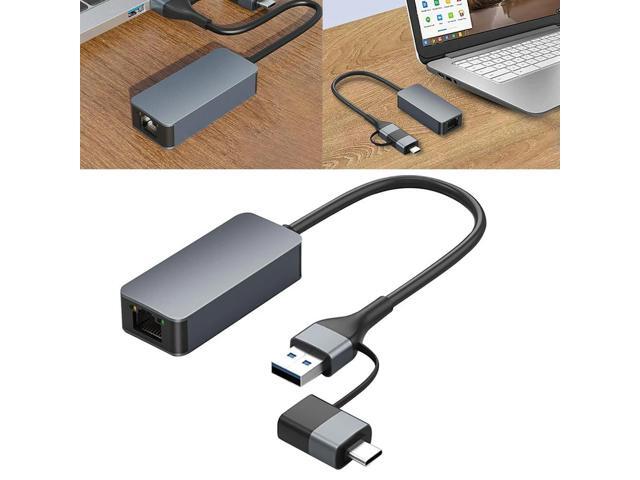 Click here for Type A/Type C To 2.5G RJ45 Ethernet Adapter USB C... prices