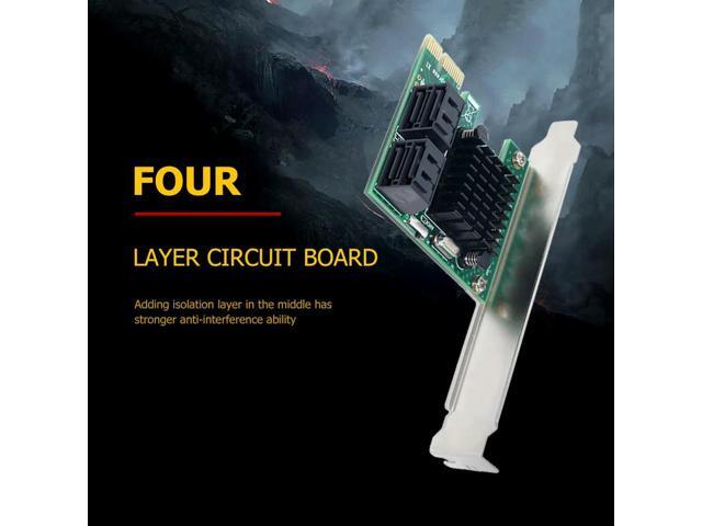 Click here for PCI-E 1X SATA3.0 4 Port Expansion Card with Baffle... prices