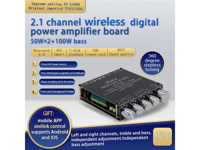 Click here for XY-S100H 50Wx2+100W 2.1 Channel Amplifier Board Ch... prices