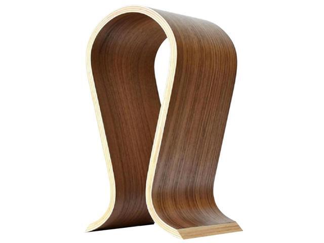Click here for U Shape Headphone Holder Walnut Wooden Desk Displa... prices