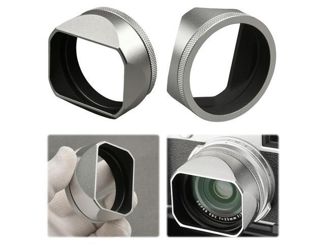 Click here for Aluminum Alloy Square l Lens Hood Shade Silver Bay... prices
