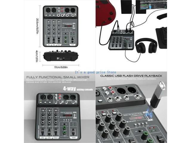 Click here for Small Sized 4 Channel USB Mixing Console Portable... prices