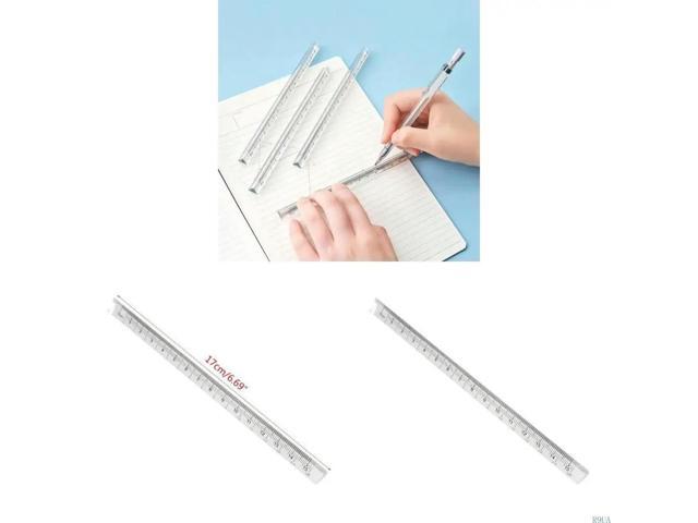 Click here for Transparent Acrylic Ruler 0-15cm Three-sided Strai... prices