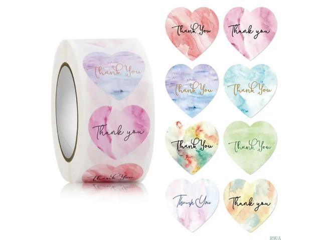 Click here for 500PCS Thank You el Heart Seal Sticker Thank You W... prices