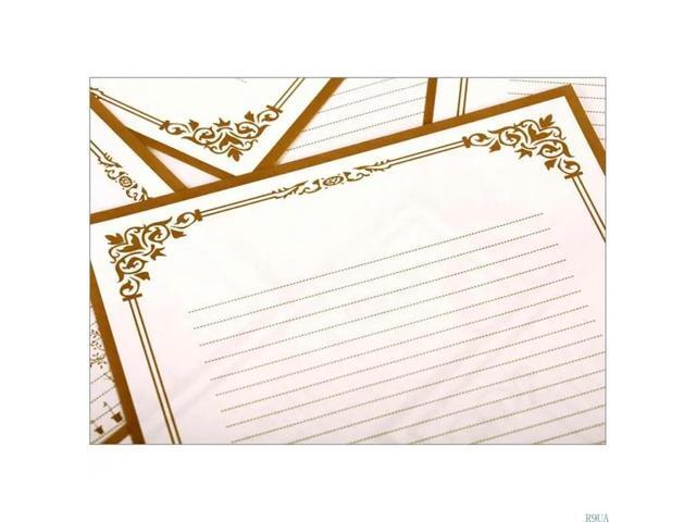 Click here for 8 Sheets Antique Letter Paper Stationery Set Wide... prices