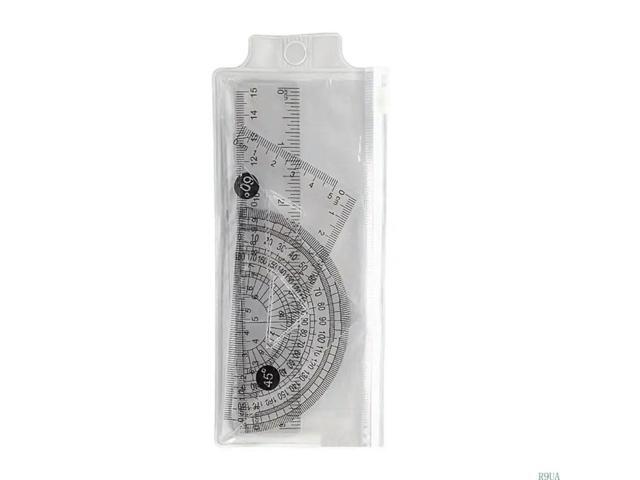 Click here for 4 Pcs Ruler Protractor Set Geometry Tool 15cm Rule... prices