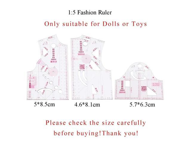 Click here for 3-Piece Set Doll Clothes Ruler Tailor Garment Clot... prices