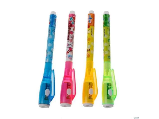 Click here for 4 Pack Invisible Pens with UV Light Colored for Sh... prices