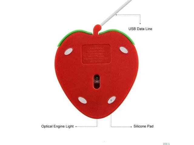 Click here for Portable Mini Strawberry Mouse USB Small Optical C... prices