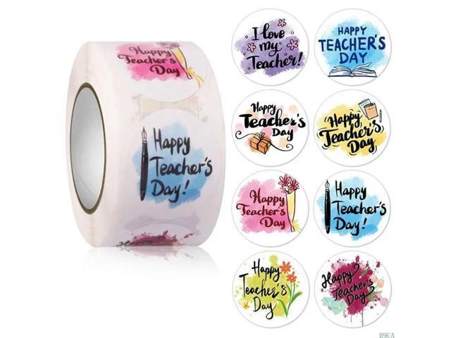 Click here for Teachers Day Stickers Floral Thank You Stickers fo... prices