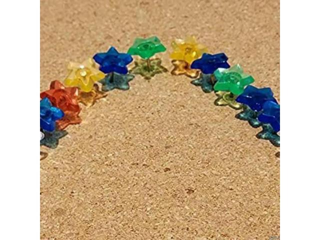 Click here for 50pcs Colorful Star-shaped Pushpin Thumb Tack Stee... prices