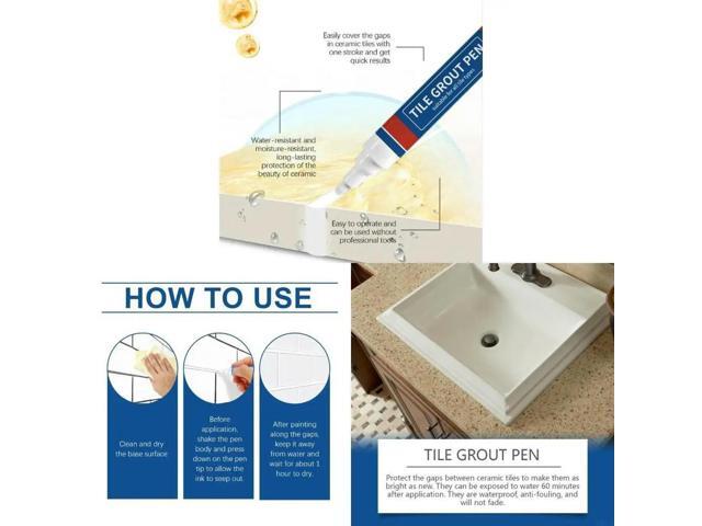 Click here for Tile Grout Filler Pen for Restoring Bathroom Tile... prices