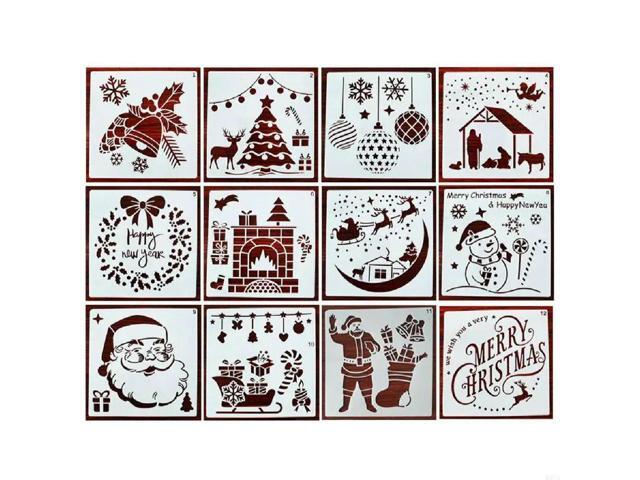 Click here for 12 Pcs Painting Stencils DIY Christmas Decoration... prices