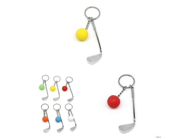 Click here for 6Pcs Golf Keyring Keychain with Golf Club and Golf... prices