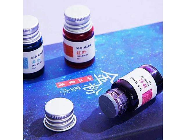 Click here for 12 Colors Calligraphy Pen 12 Gold Powder Glass Dip... prices