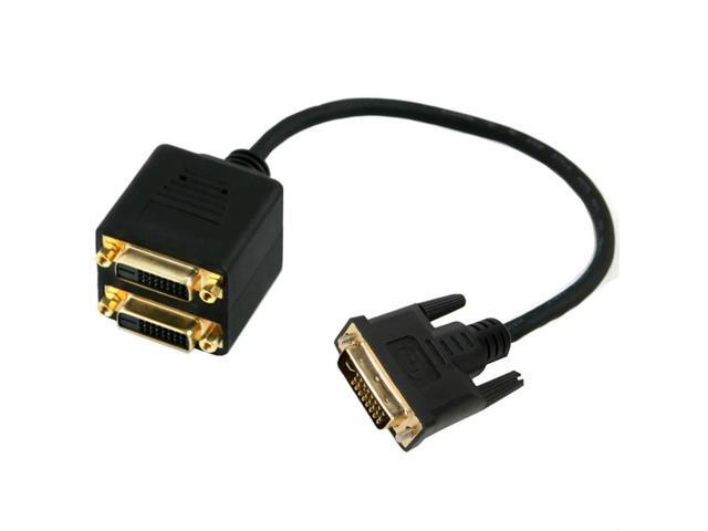 Click here for 1ft DVI Splitter Cable - M / F - DVI-D to 2x DVI-D... prices