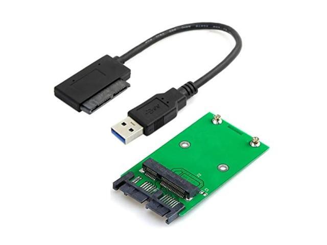 Click here for 1PC Mini PCIe PCI-e MSATA 3x5cm SSD To 1.8Micro SA... prices
