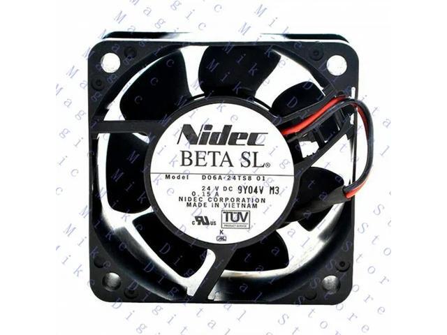Click here for FOR Nidec D06A-24TS8 24V 0.15A 6025 6cm 2pin ultra... prices