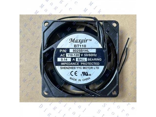 Click here for 1 pcs 8025B1HL AC 110-120V 0.14A 80*25MM 2 Wire BT... prices