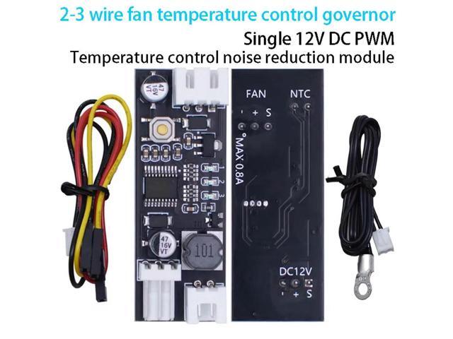 Click here for Single 12V DC PWM 2-3 wire fan temperature control... prices