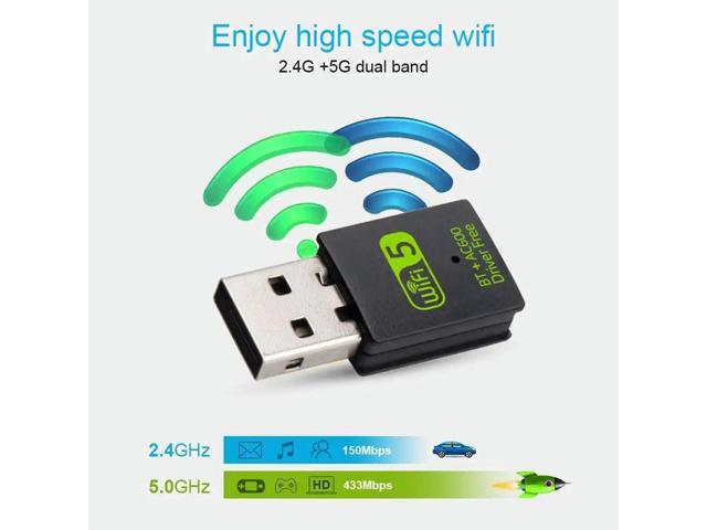 Click here for USB Bluetooth Adapter 600Mbps Dual Band 2.4/5Ghz W... prices