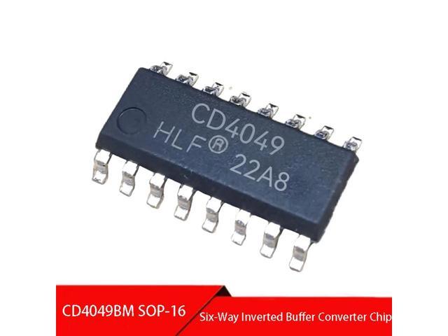 Click here for 10PCS CD4049BM SOP-16 Six-Way Inverted Buffer Conv... prices