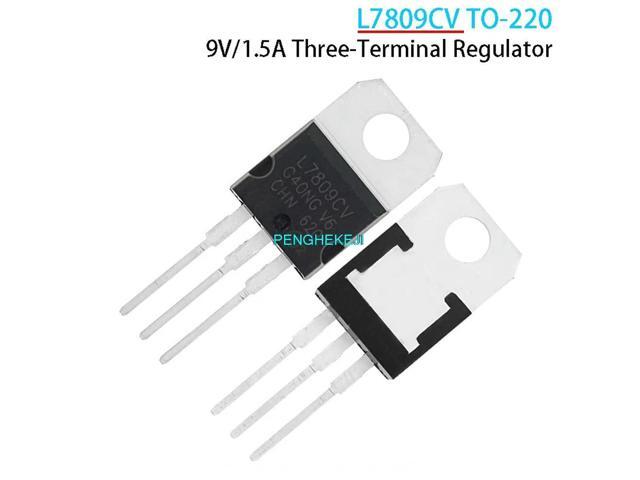 Click here for 10PCS L7809CV In-line TO-220 9V/1.5A 3-terminal re... prices